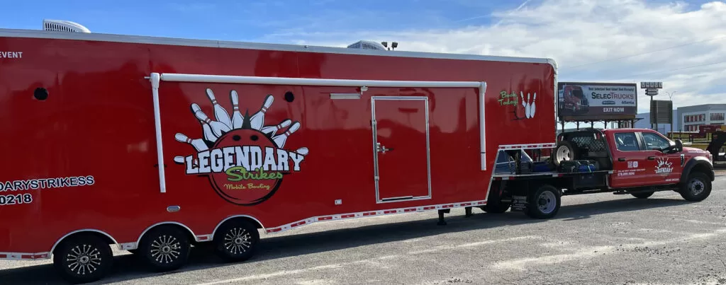 Mobile Bowling Truck - Legendary Strikes Bowling Experience
